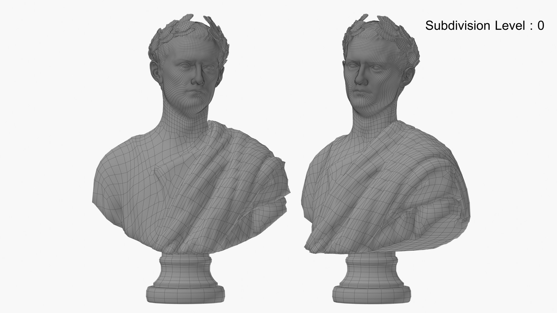 3D Roman Bust - TurboSquid 1965508