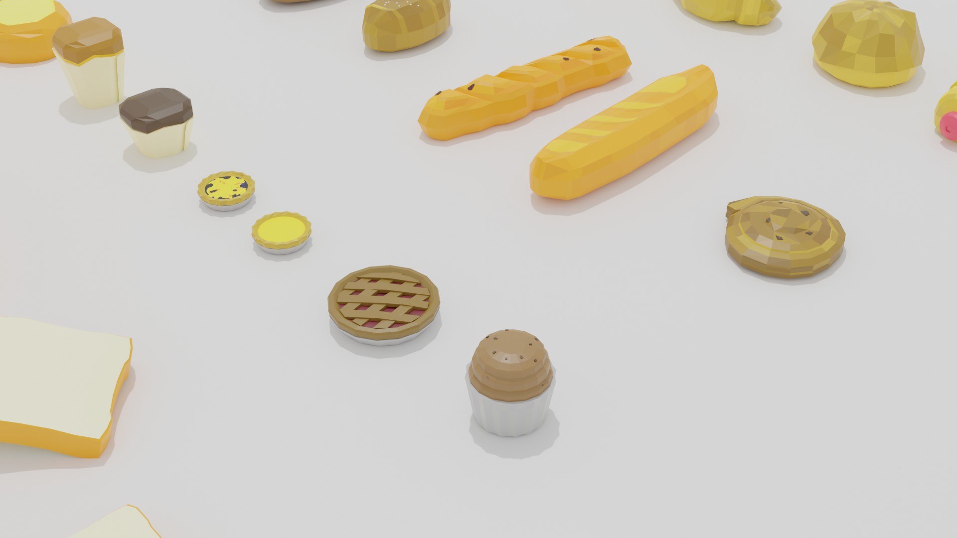 3D Bread Pack model - TurboSquid 1935097