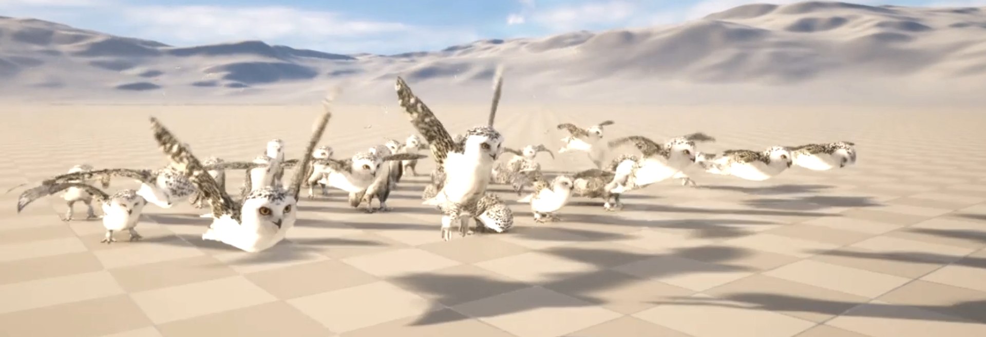 Snowy White Owl Animated 3D - TurboSquid 2203436