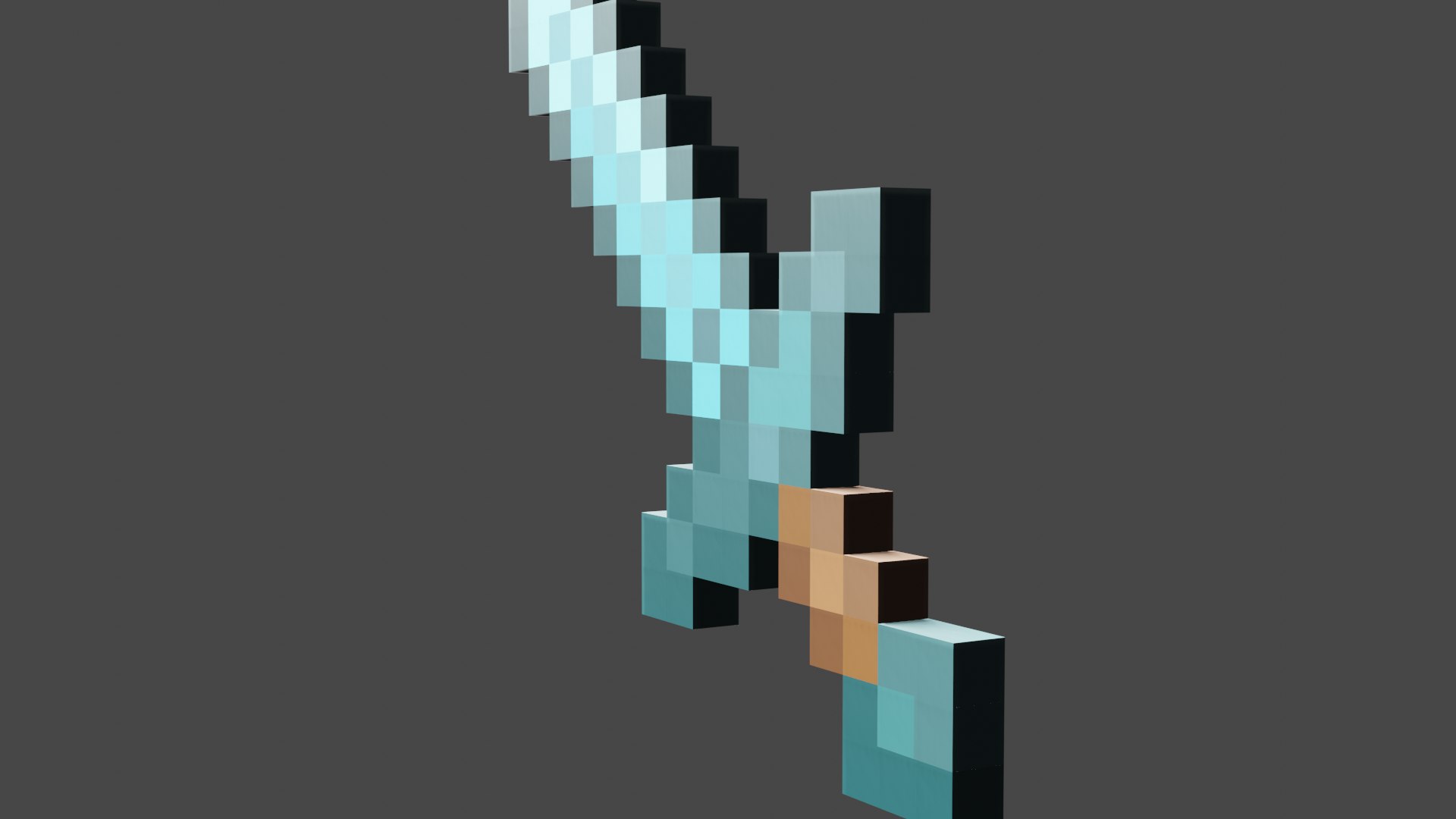Minecraft Sword 3D Model - TurboSquid 2045684