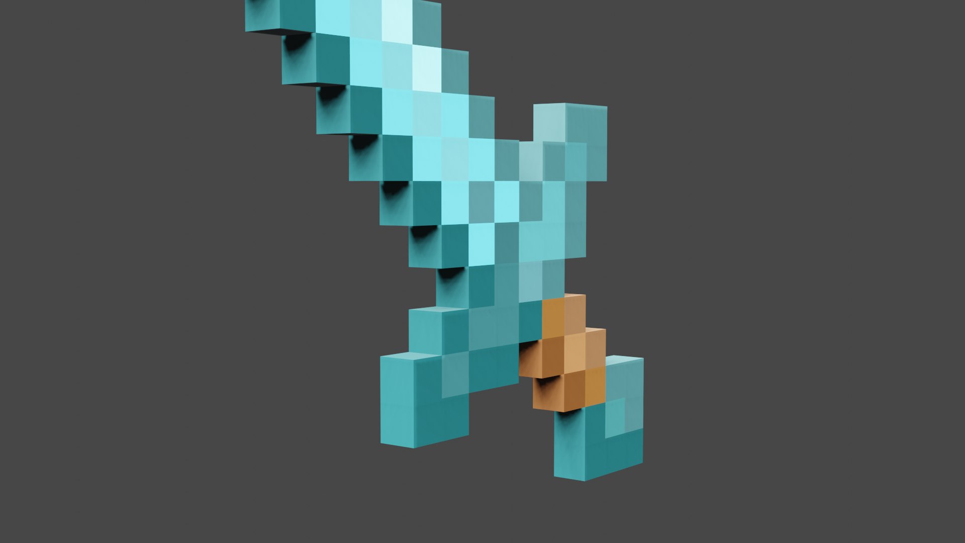 Minecraft Sword 3D Model - TurboSquid 2045684