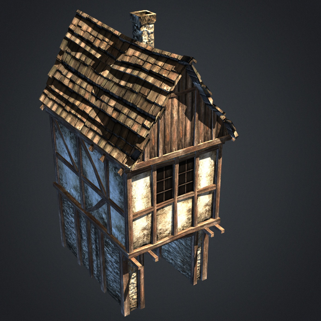 Medieval House 3d Model