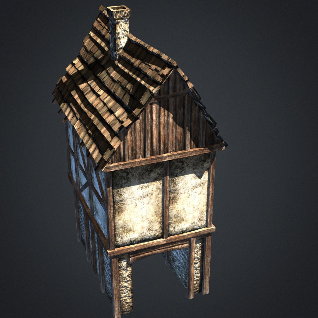 Medieval House 3d Model