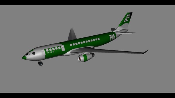 여객기 에어버스 PIA 비행기 3D 모델 - TurboSquid 2238300