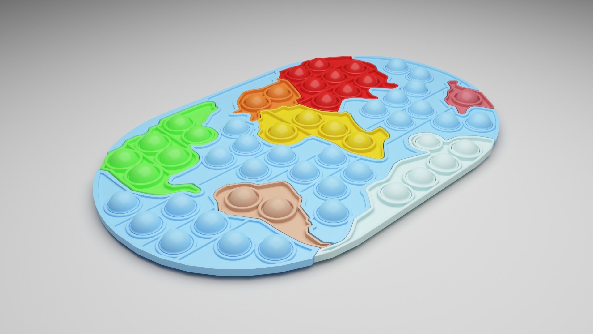 3D World Map Pop It - TurboSquid 1762988