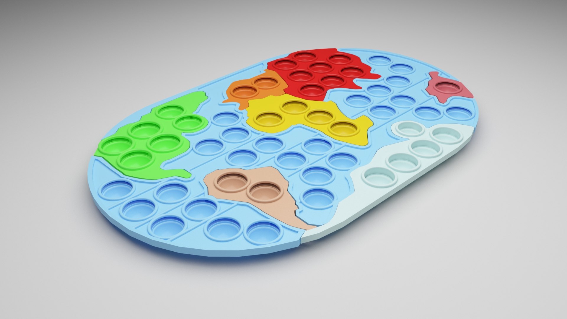 3D World Map Pop It - TurboSquid 1762988