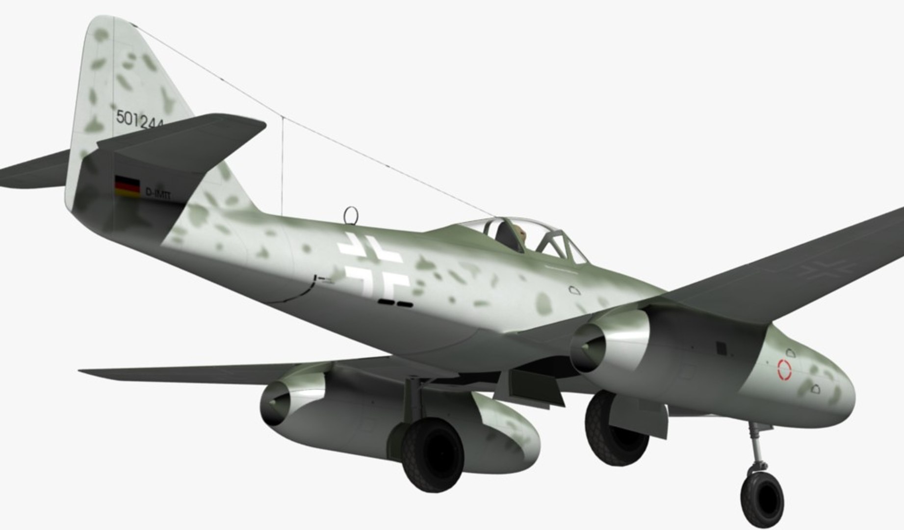Messerschmitt Me-262 3d Model