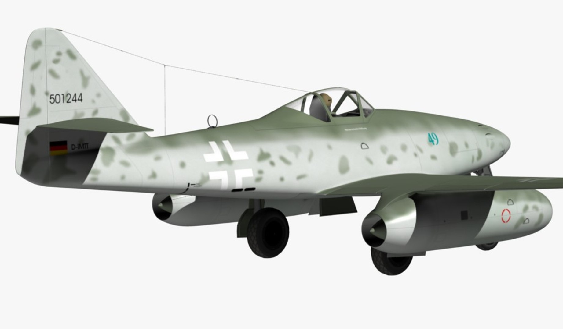 Messerschmitt Me-262 3d Model