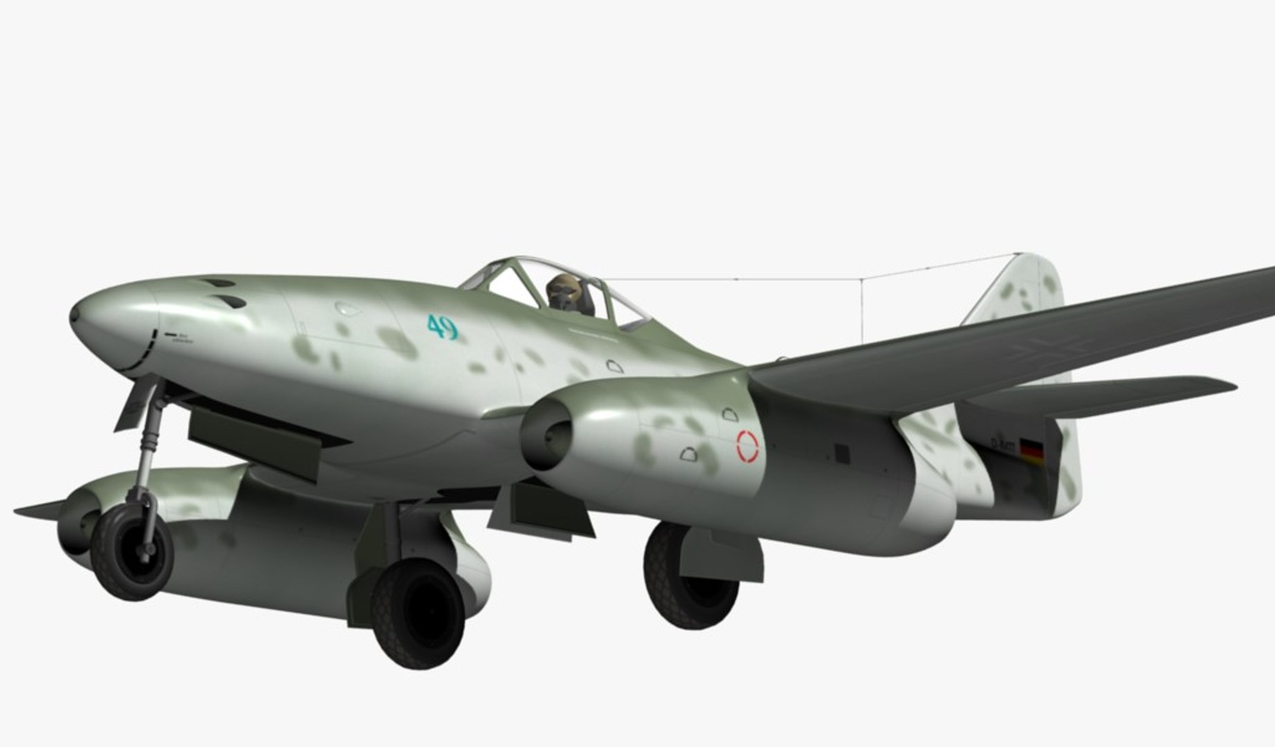 Messerschmitt Me-262 3d Model