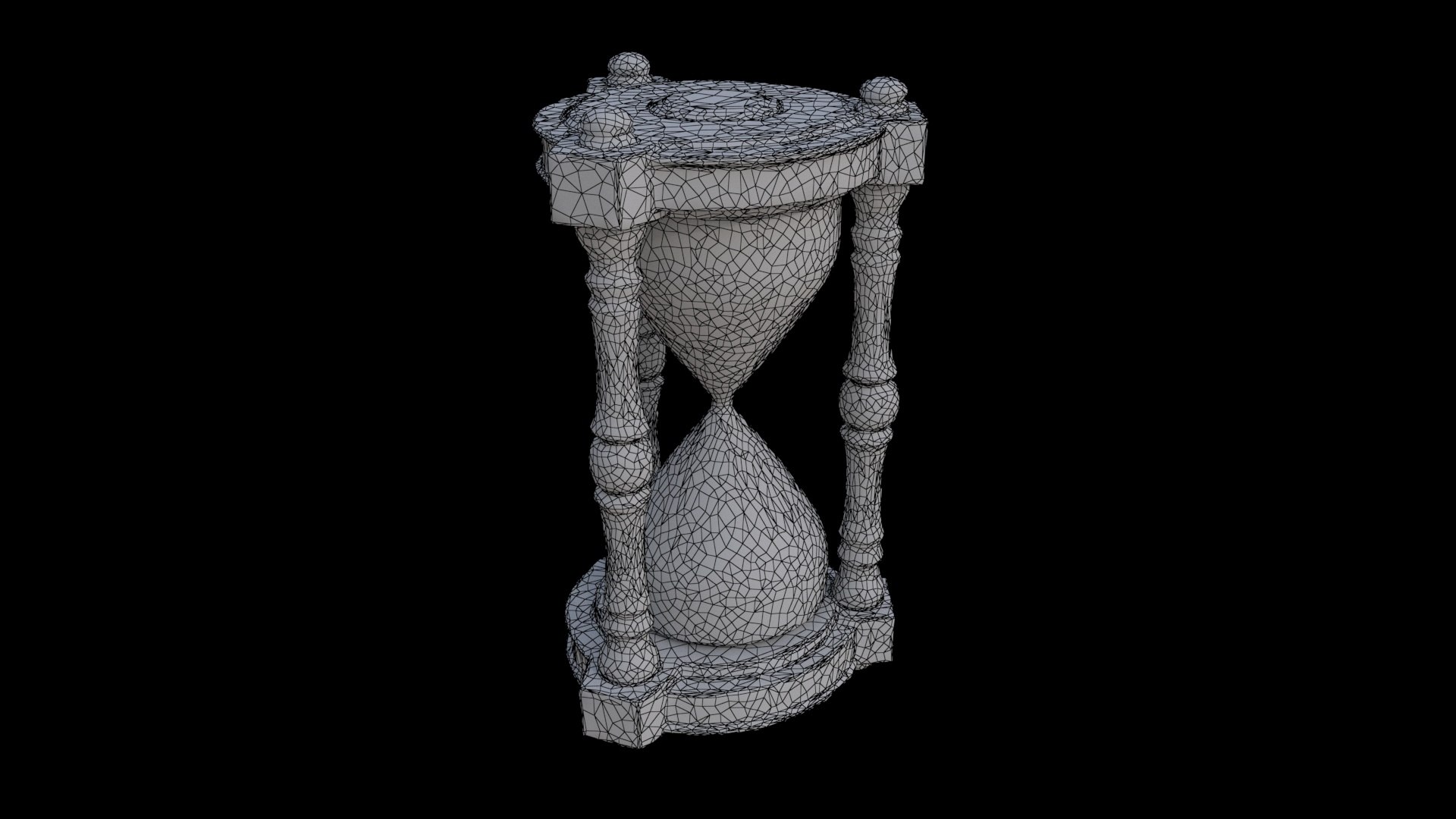 Bronze Mounted Hourglass Model - TurboSquid 2327224