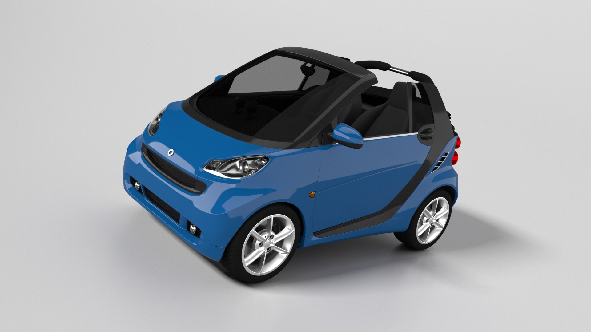 Smart Fortwo Convertible Model - TurboSquid 2379323