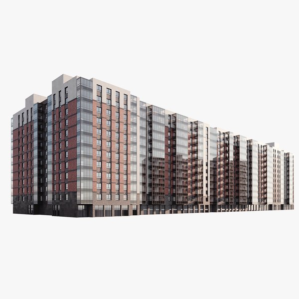 3D model modern multiplex building - TurboSquid 1639948