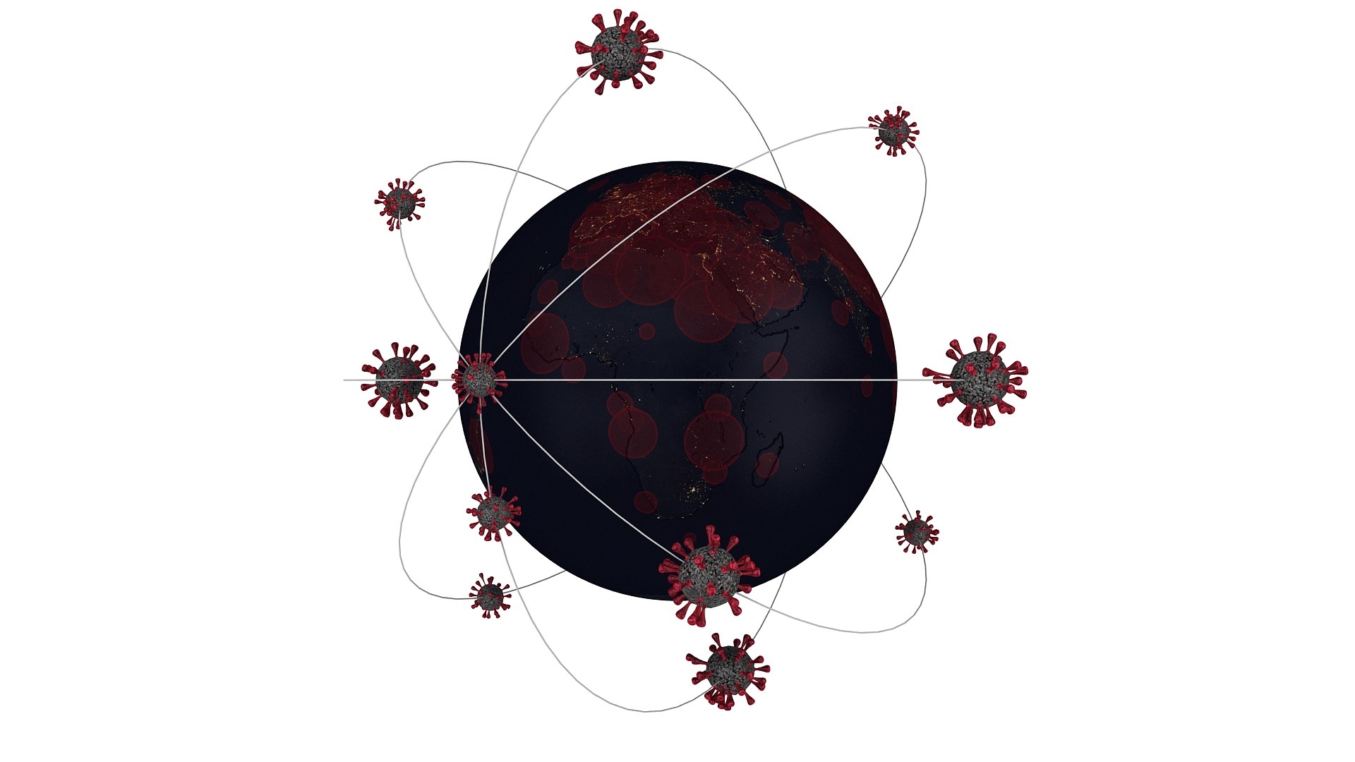 Earth Virus Coronavirus World 3D Model - TurboSquid 1576259