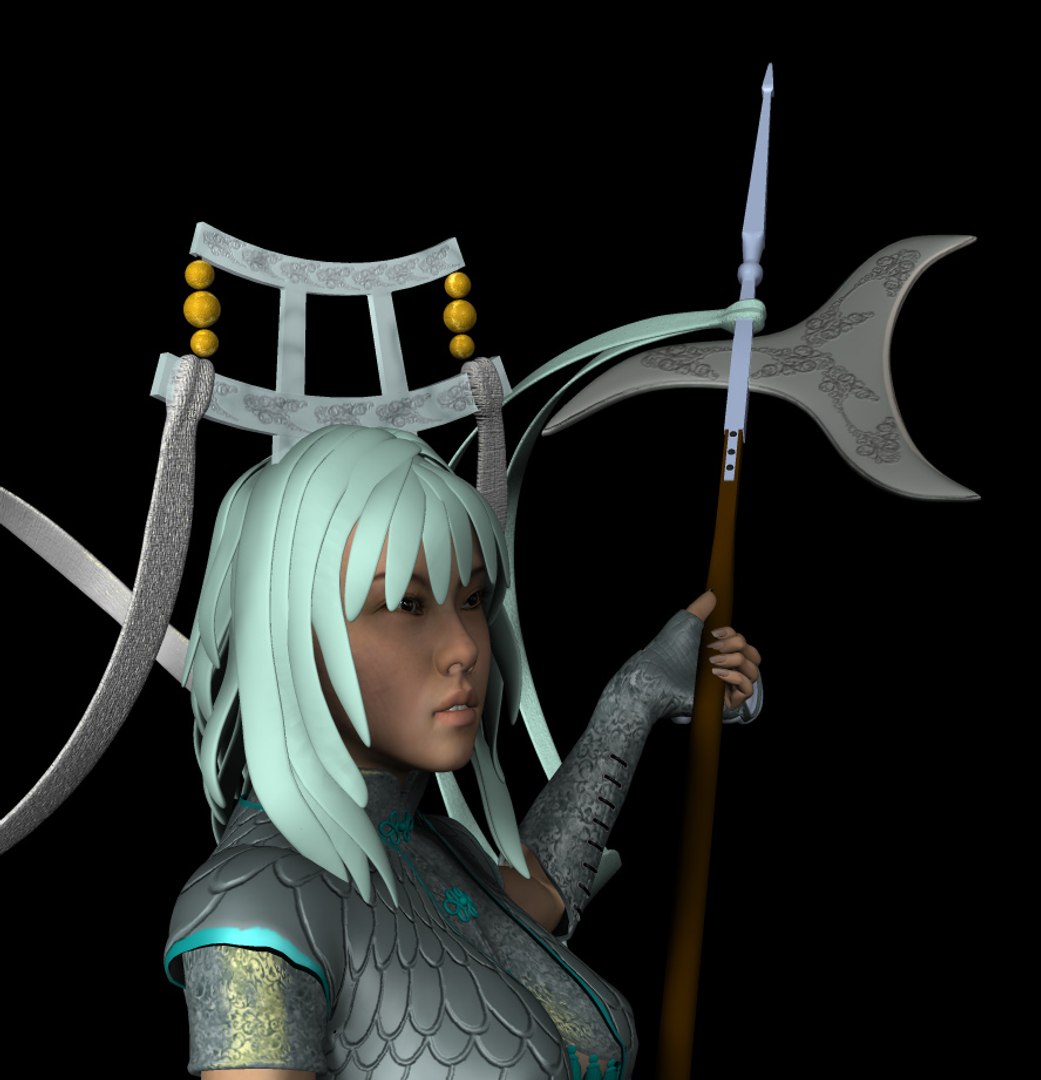 Mizuki Character Miki2 Poser 3d Pz3