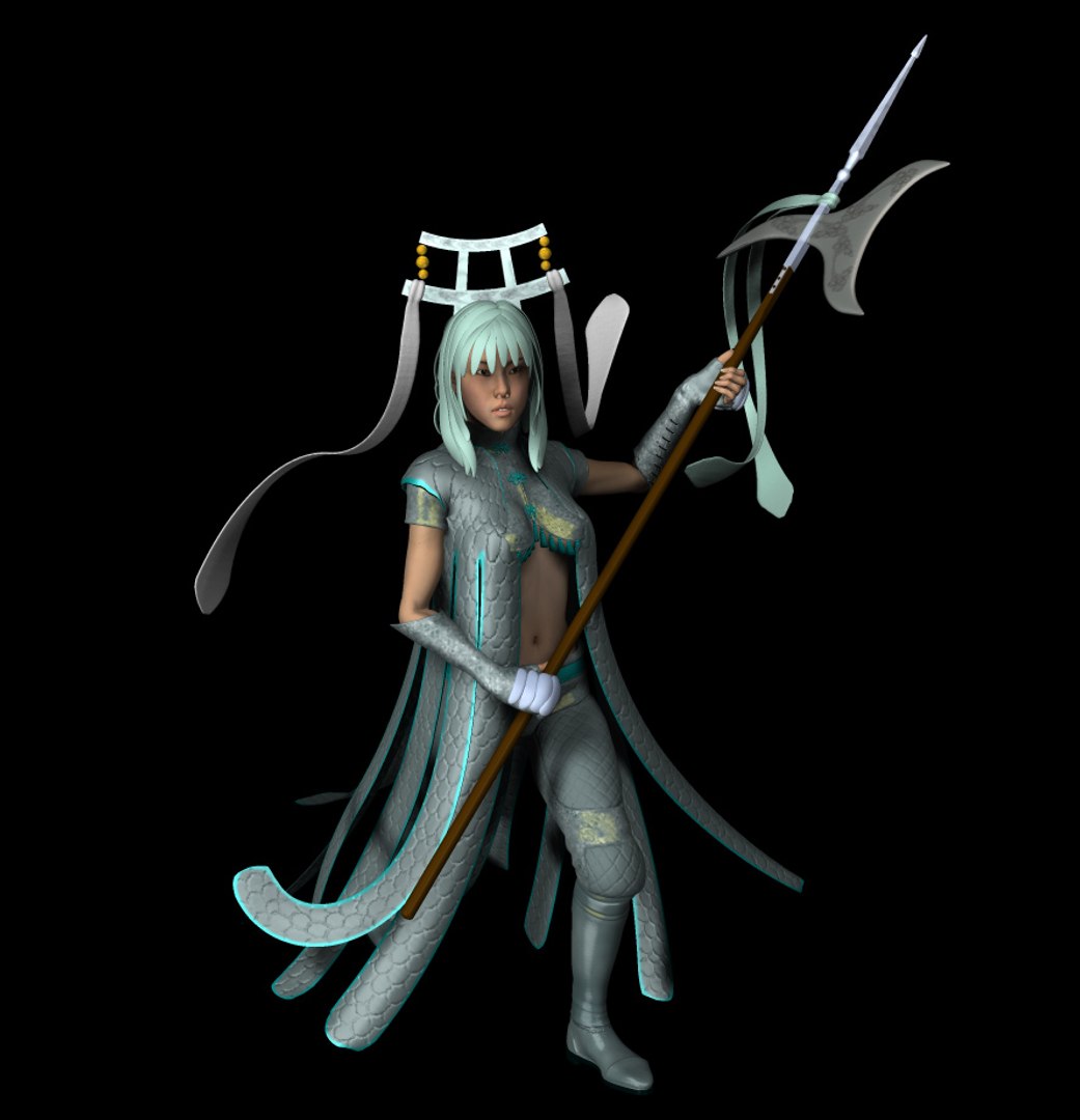 Mizuki Character Miki2 Poser 3d Pz3