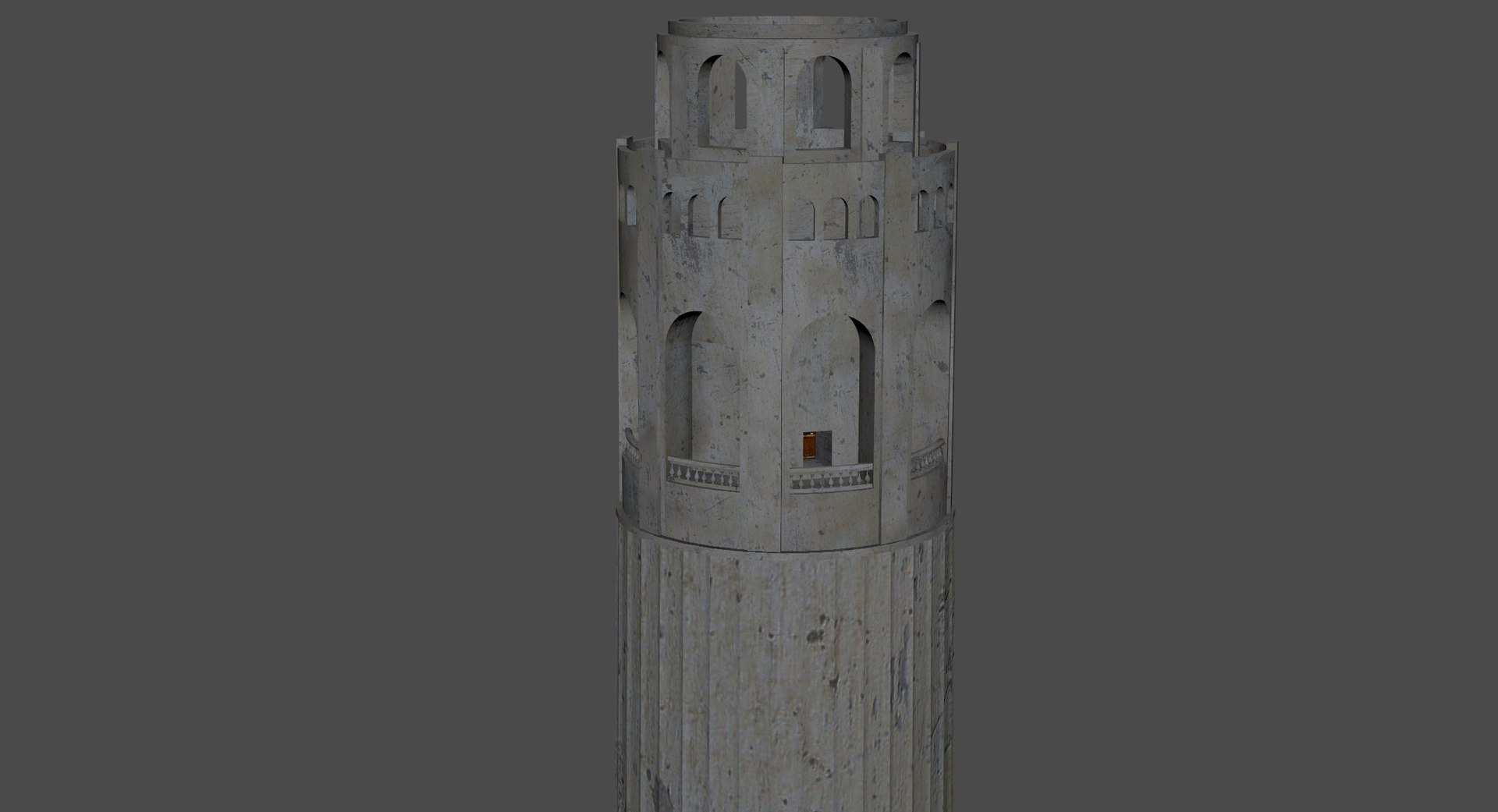 3D Coit Tower - TurboSquid 2417709