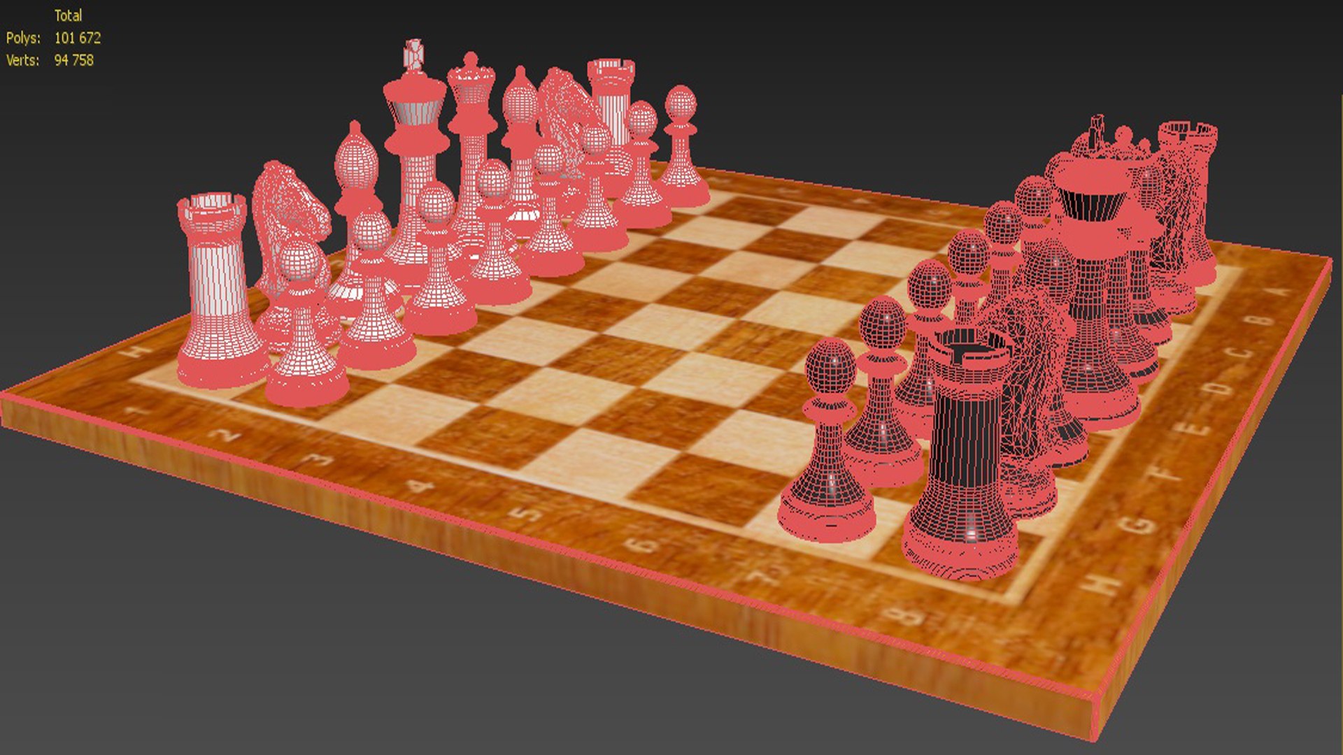 3D Model The Chess - TurboSquid 2131839