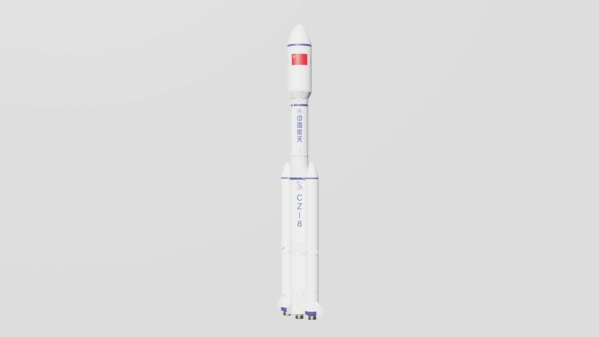 3D Long March 8 Y1 Launch Vehicle - Blend-FBX Model - TurboSquid 2119827