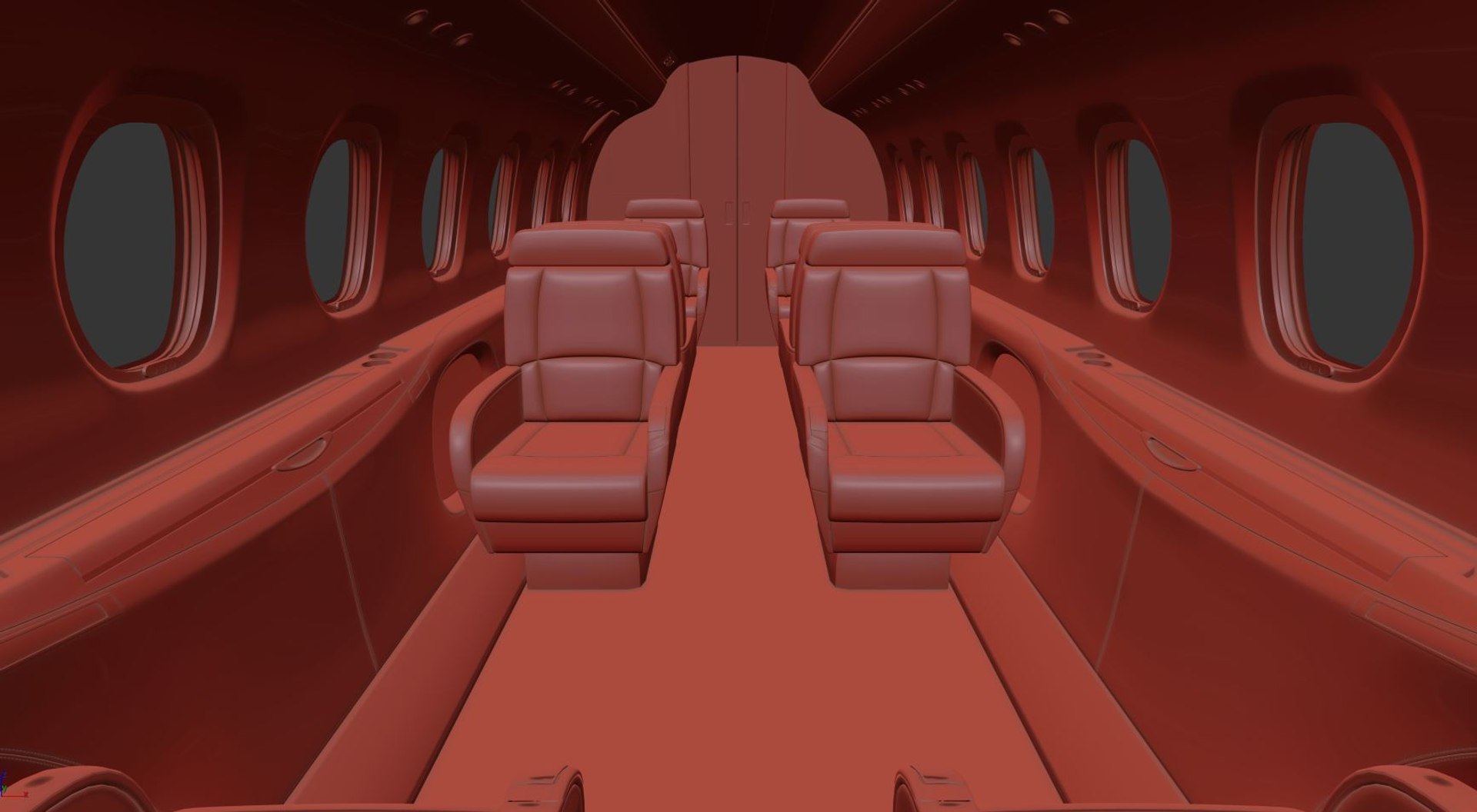 Cessna Citation Longitude Interior 3D - TurboSquid 2144724