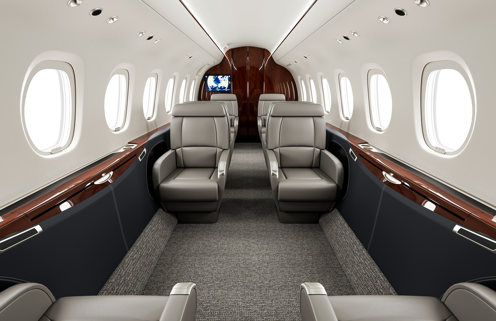 Cessna Citation Longitude Interior 3D - TurboSquid 2144724