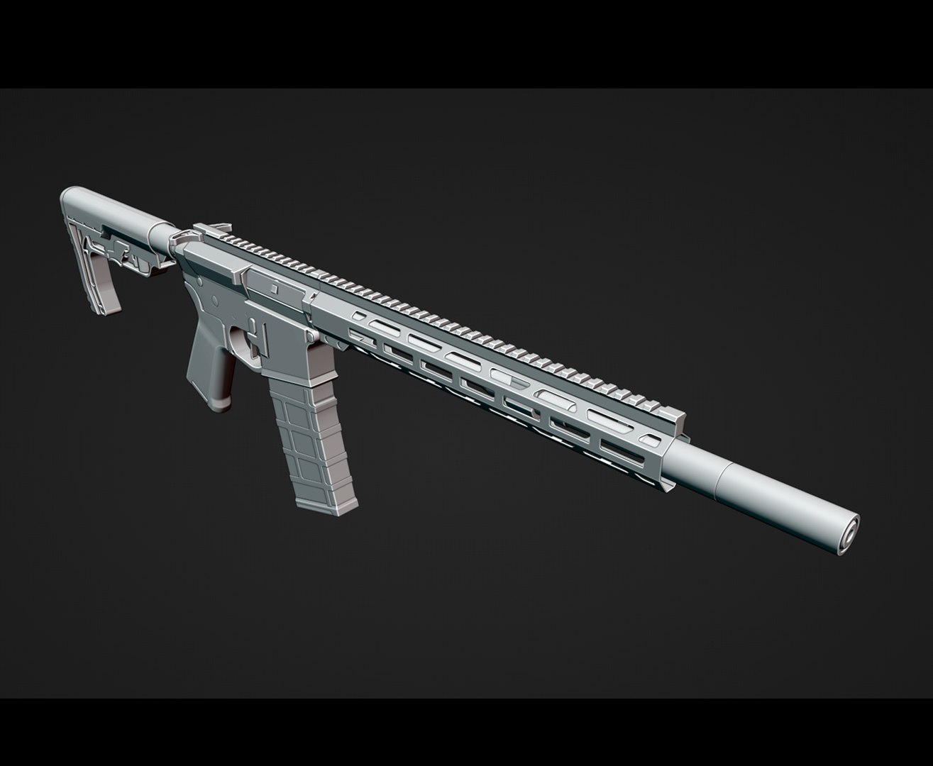 3D rifle gun model - TurboSquid 2049320
