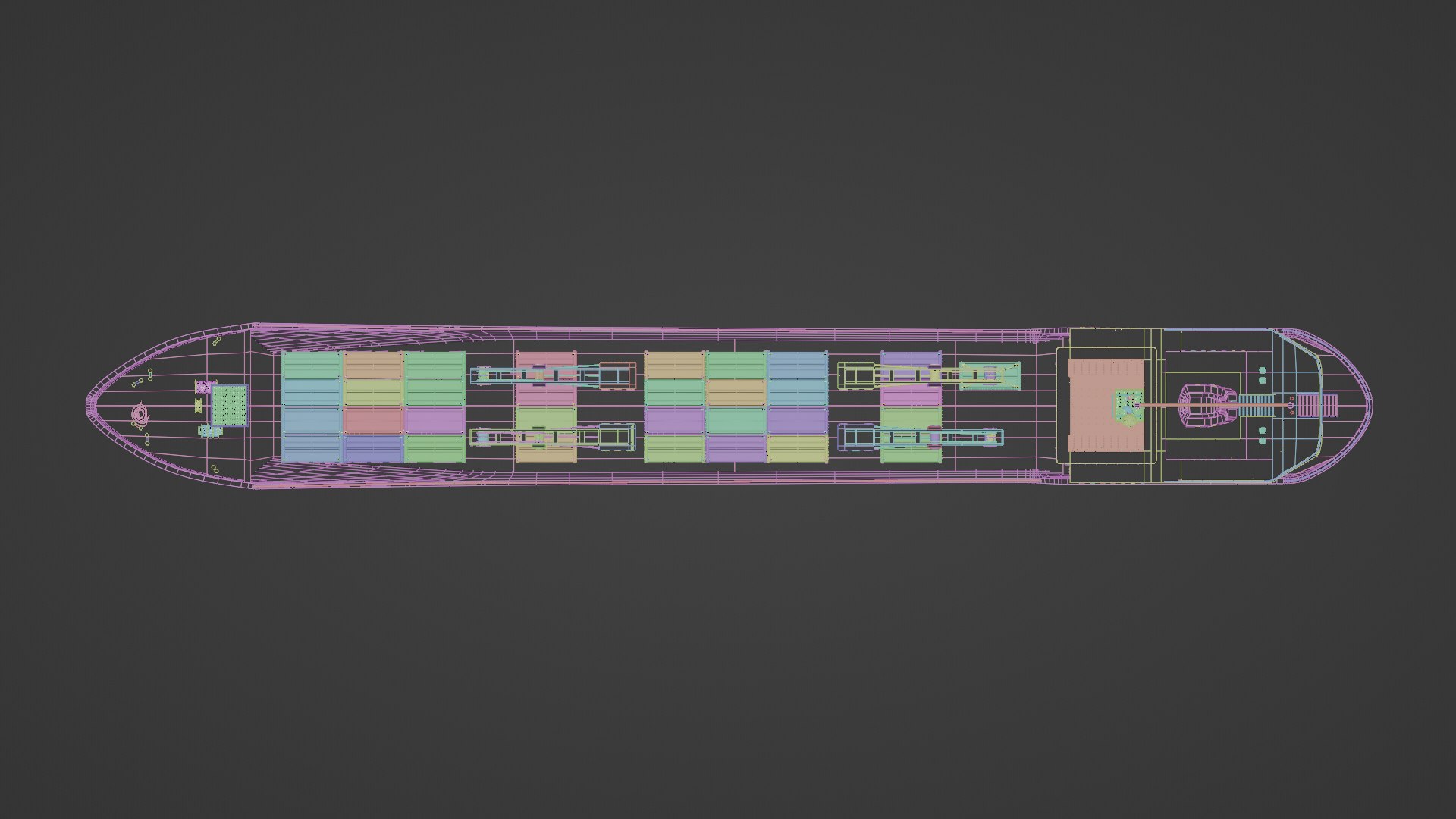 3D model Cargo ship 3D model - TurboSquid 1832994