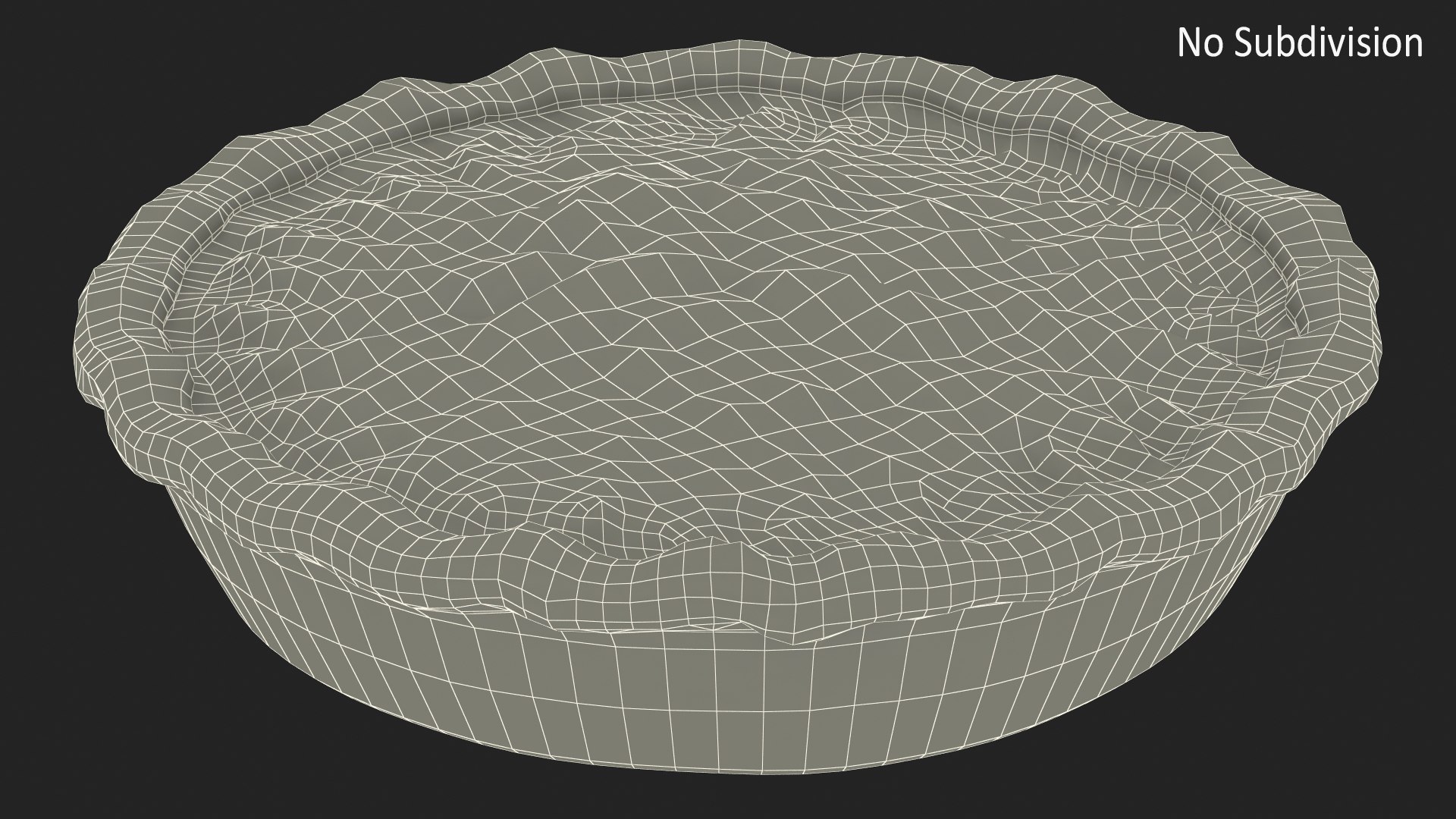 Open Face Apple Pie 3D Model - TurboSquid 1912620