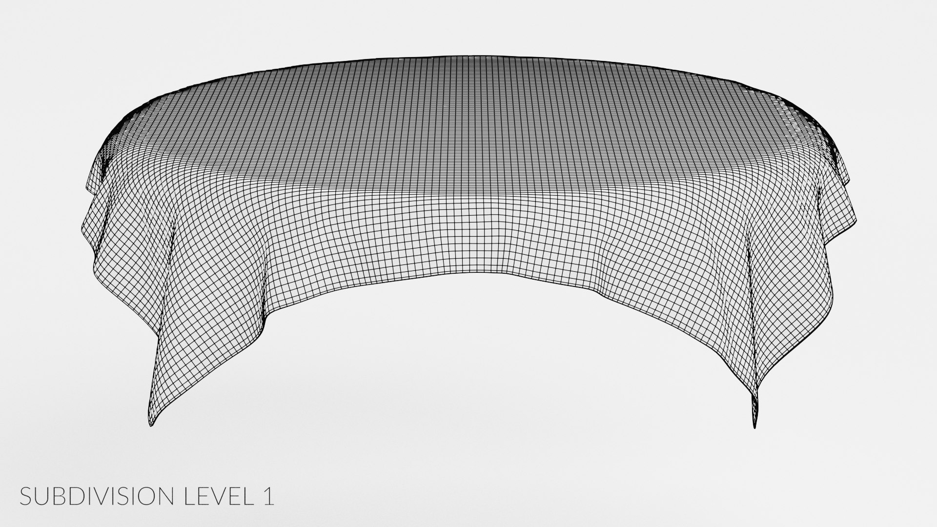 Table cloth tablecloth 3D model - TurboSquid 1507176