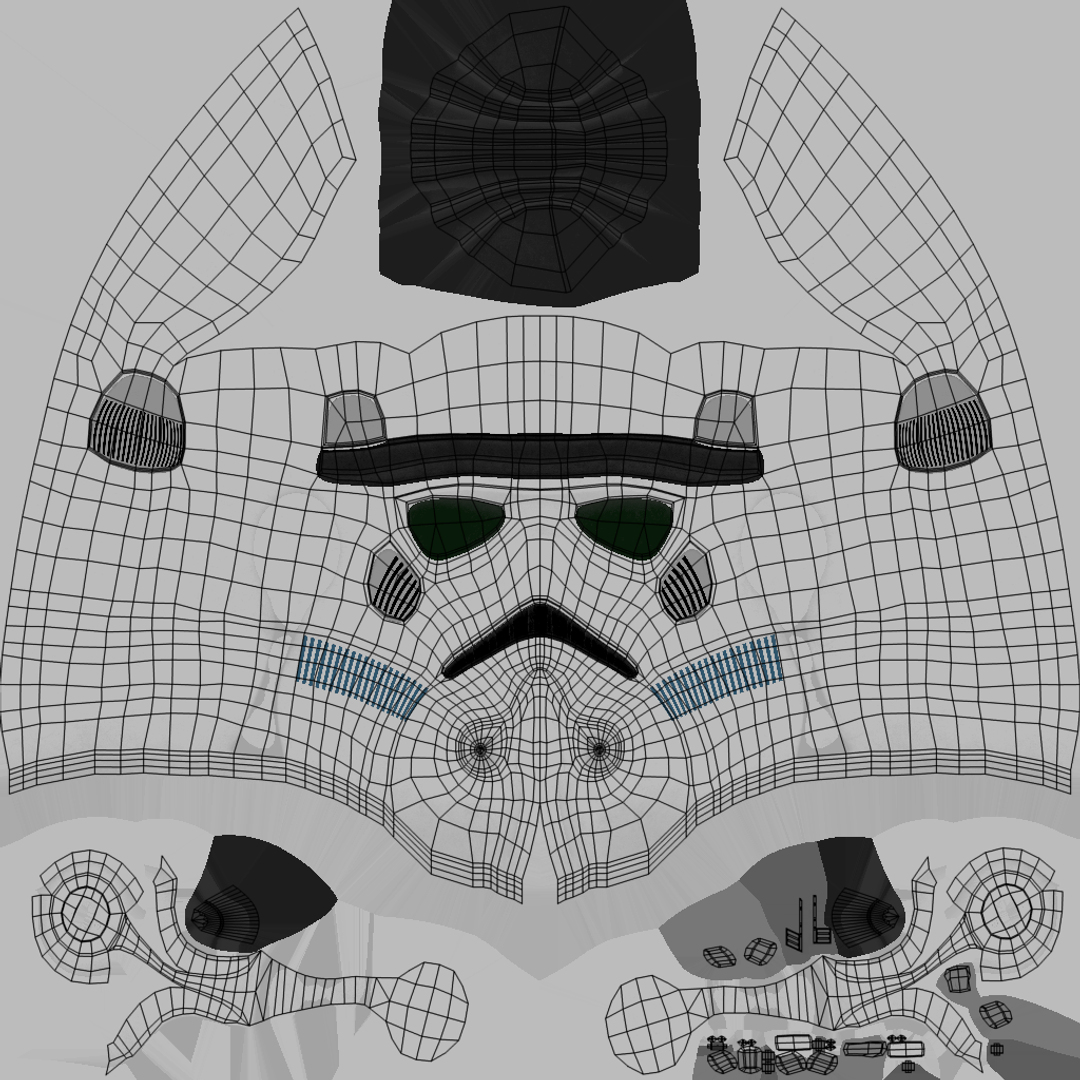 stormtrooper rigged 3d 3ds