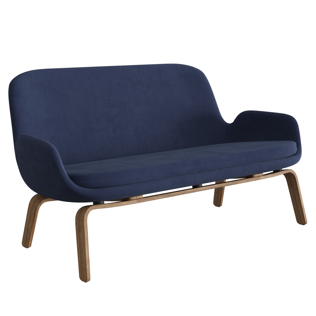 Era Wood Sofa 3D Model - TurboSquid 1944176