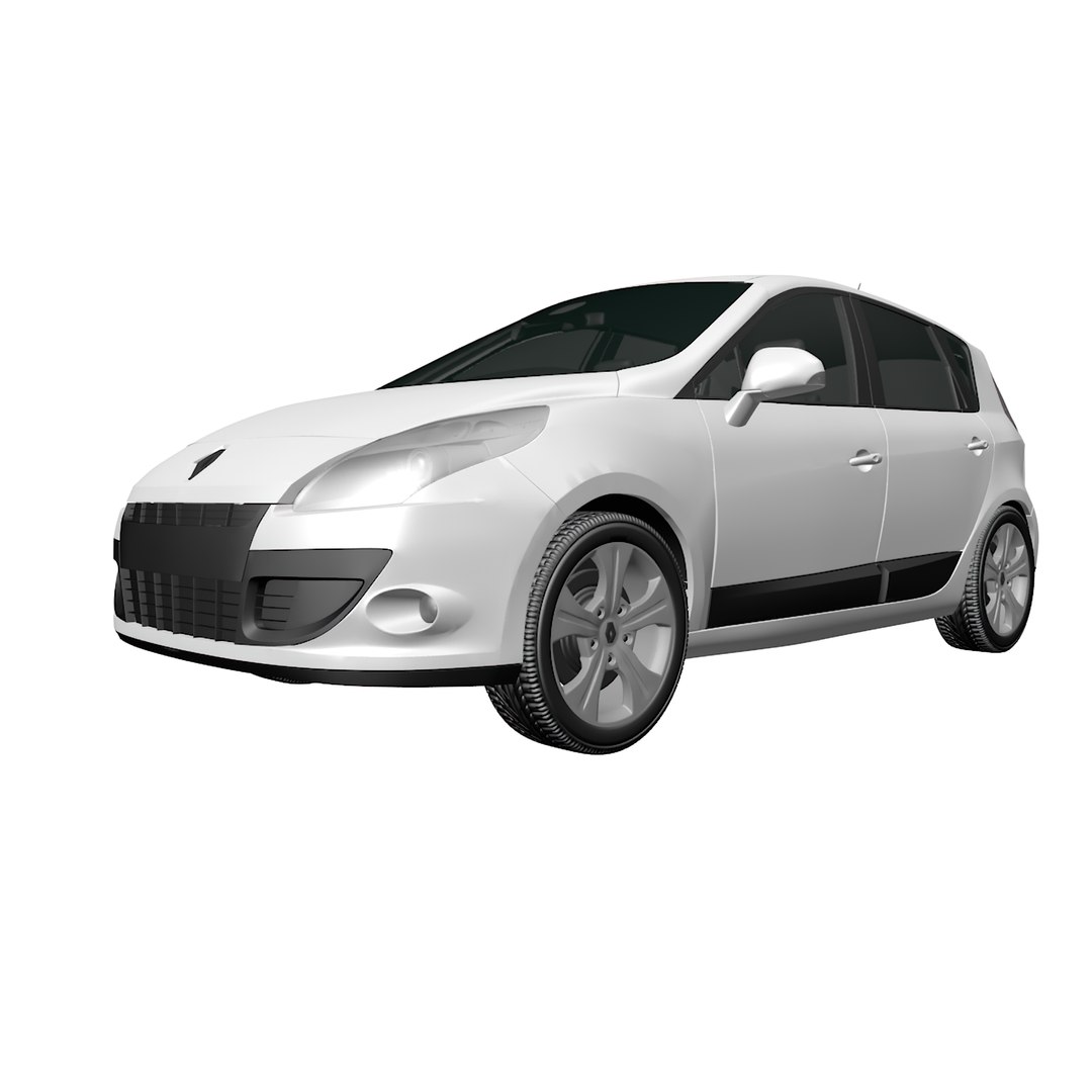 Renault Scenic - 2010 3D model - TurboSquid 2138538