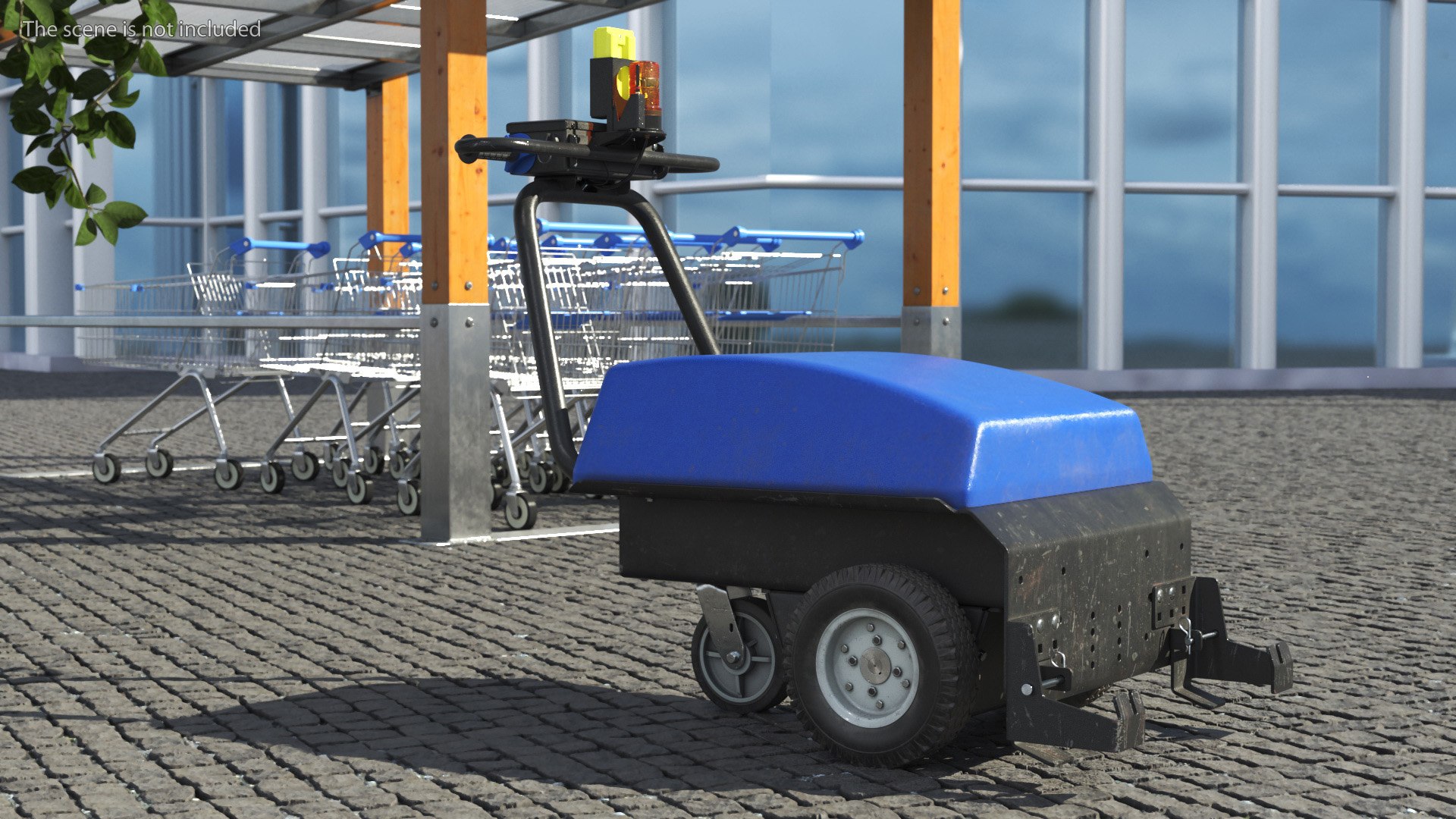 Old Shopping Cart Retriever 3D model - TurboSquid 2041100