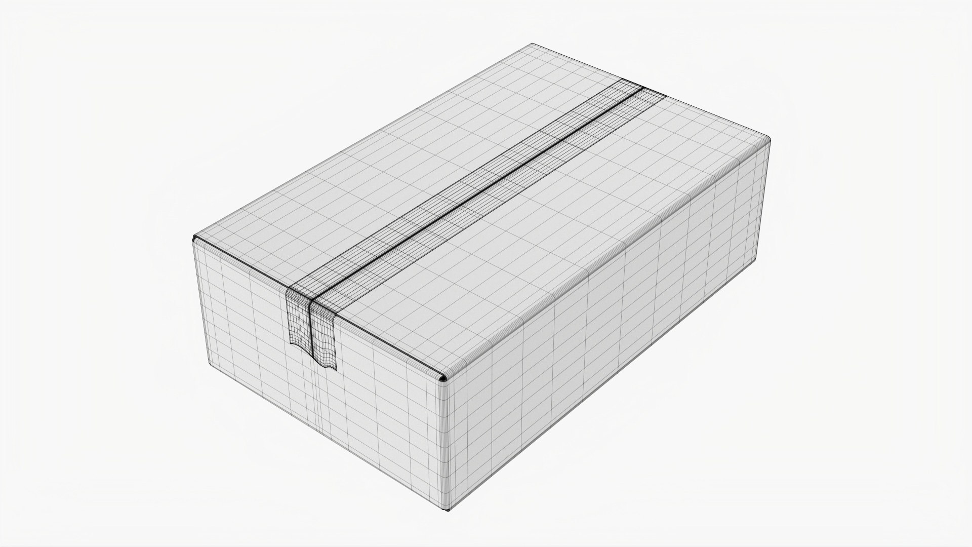 3D Model Boxes Sealed With Packing Tape Mockup - TurboSquid 1767804