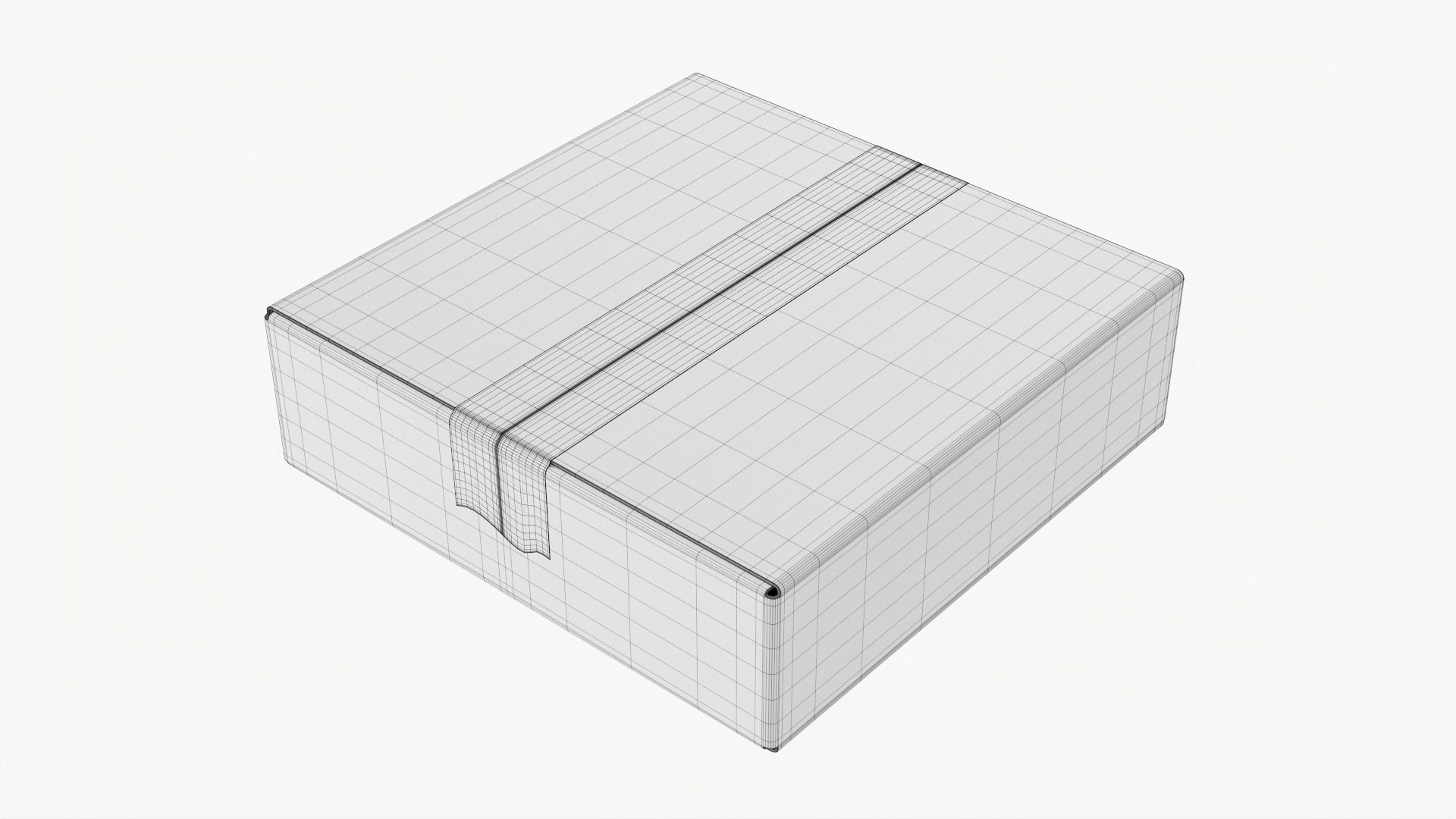 3D Model Boxes Sealed With Packing Tape Mockup - TurboSquid 1767804