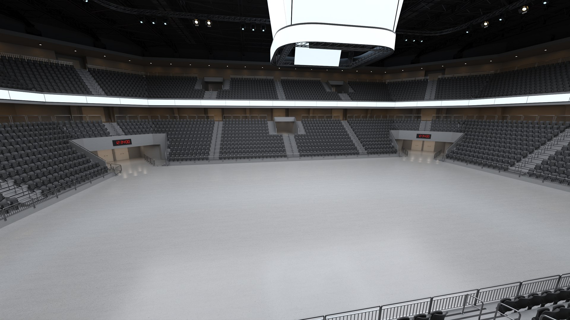 Empty Generic Arena 3D - TurboSquid 2330839