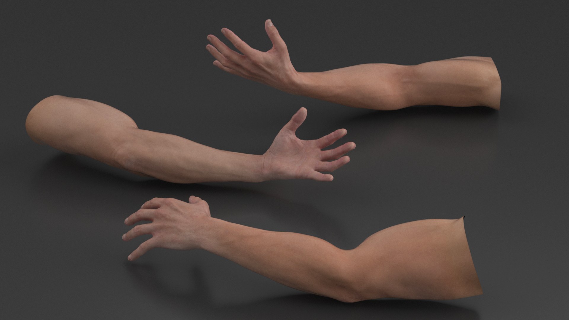 3D Athletic Male Arm And Leg Collection Model - TurboSquid 2298836