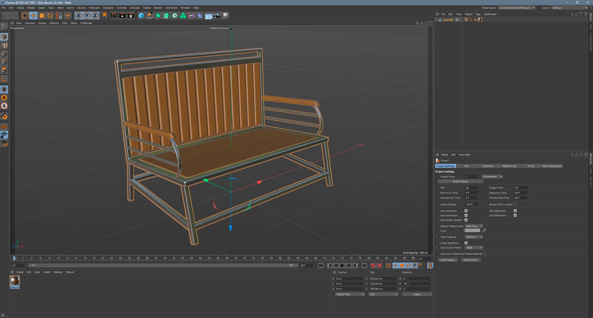 3D model City Bench 11 - TurboSquid 2153324