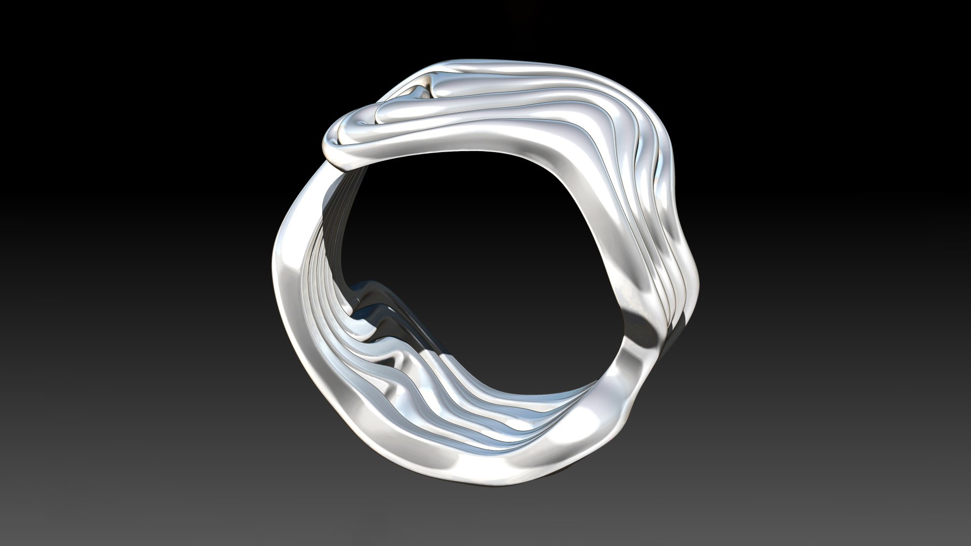 3D Twist Ring Modulable Model - TurboSquid 2053368