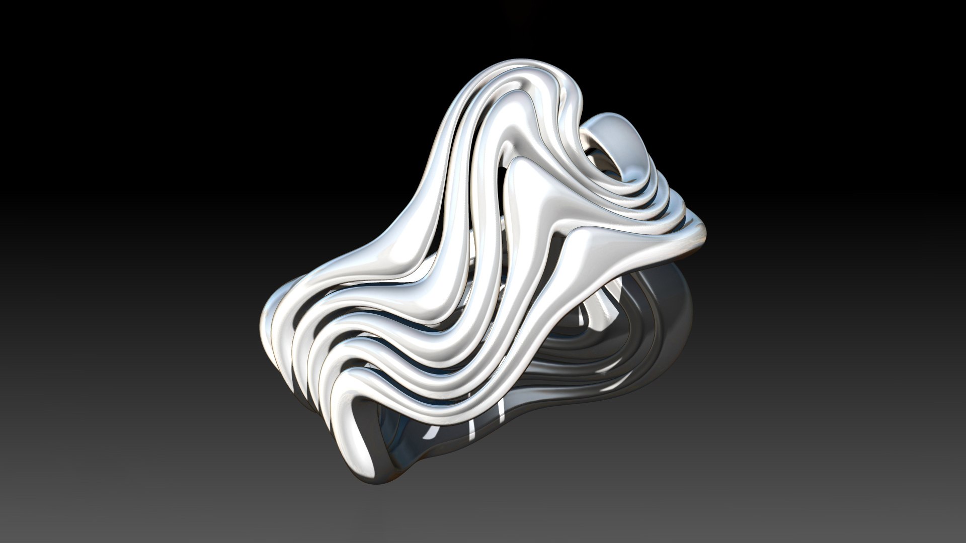 3D Twist Ring Modulable Model - TurboSquid 2053368