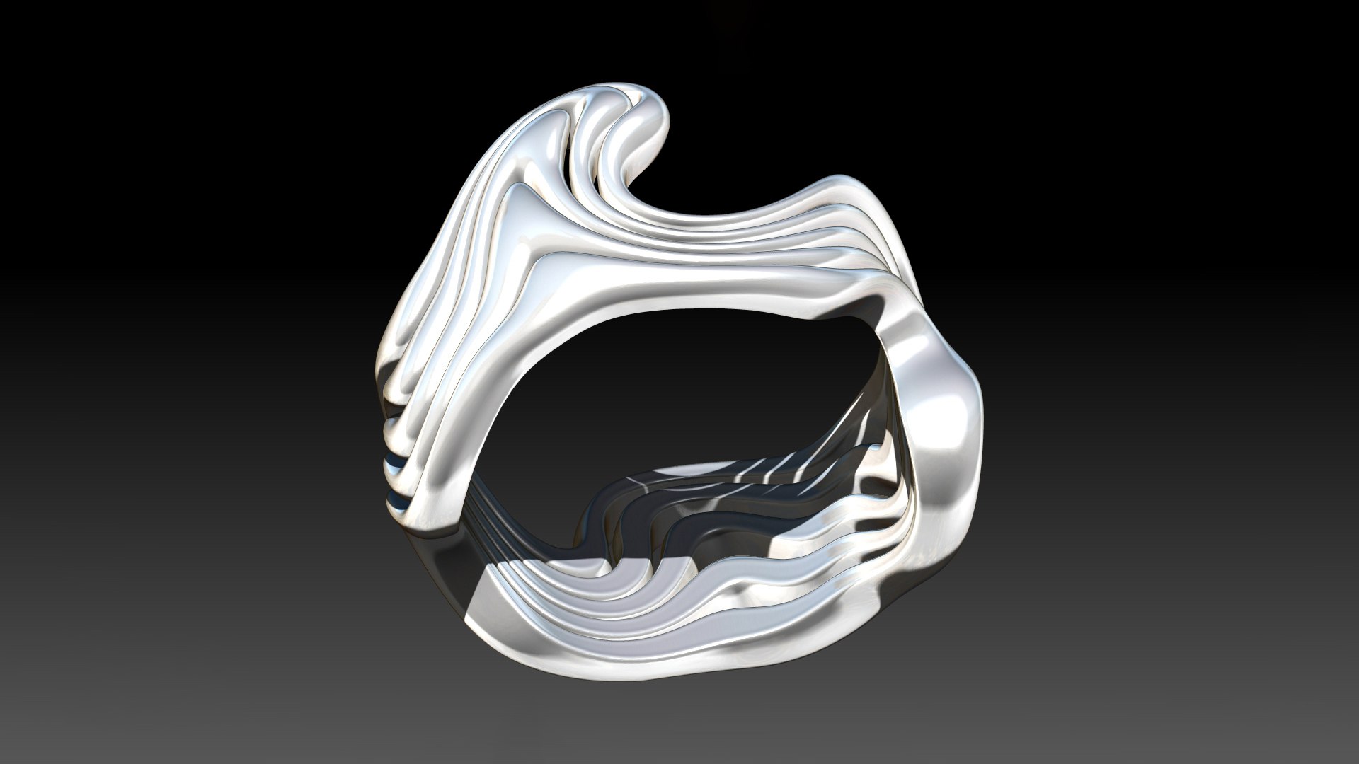 3D Twist Ring Modulable Model - TurboSquid 2053368