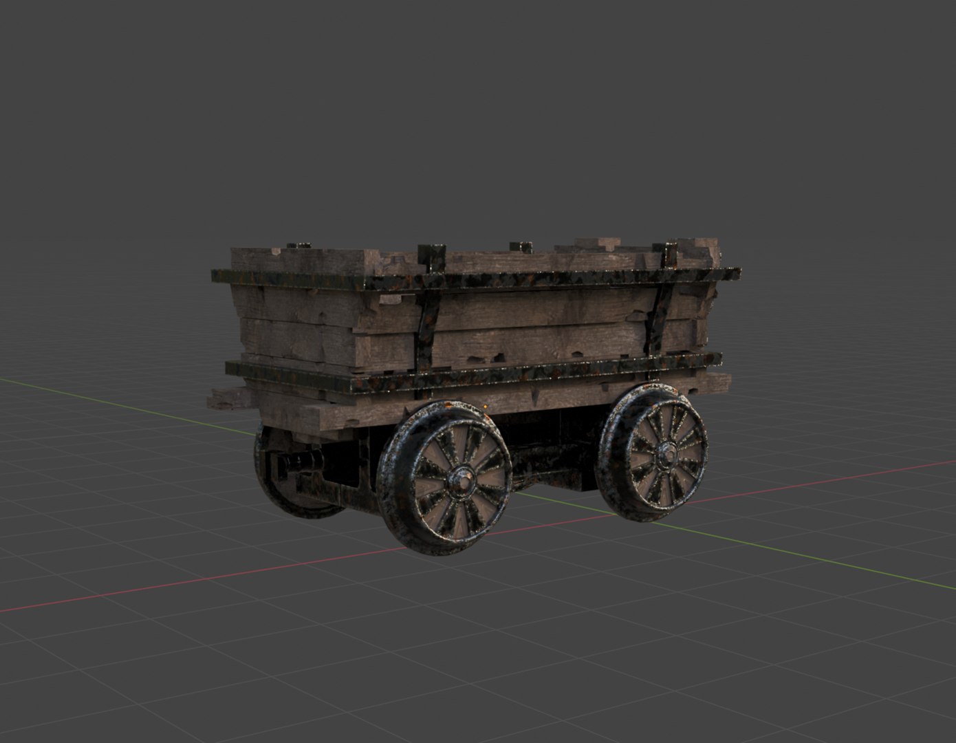 Minecart 3D Model - TurboSquid 2205322