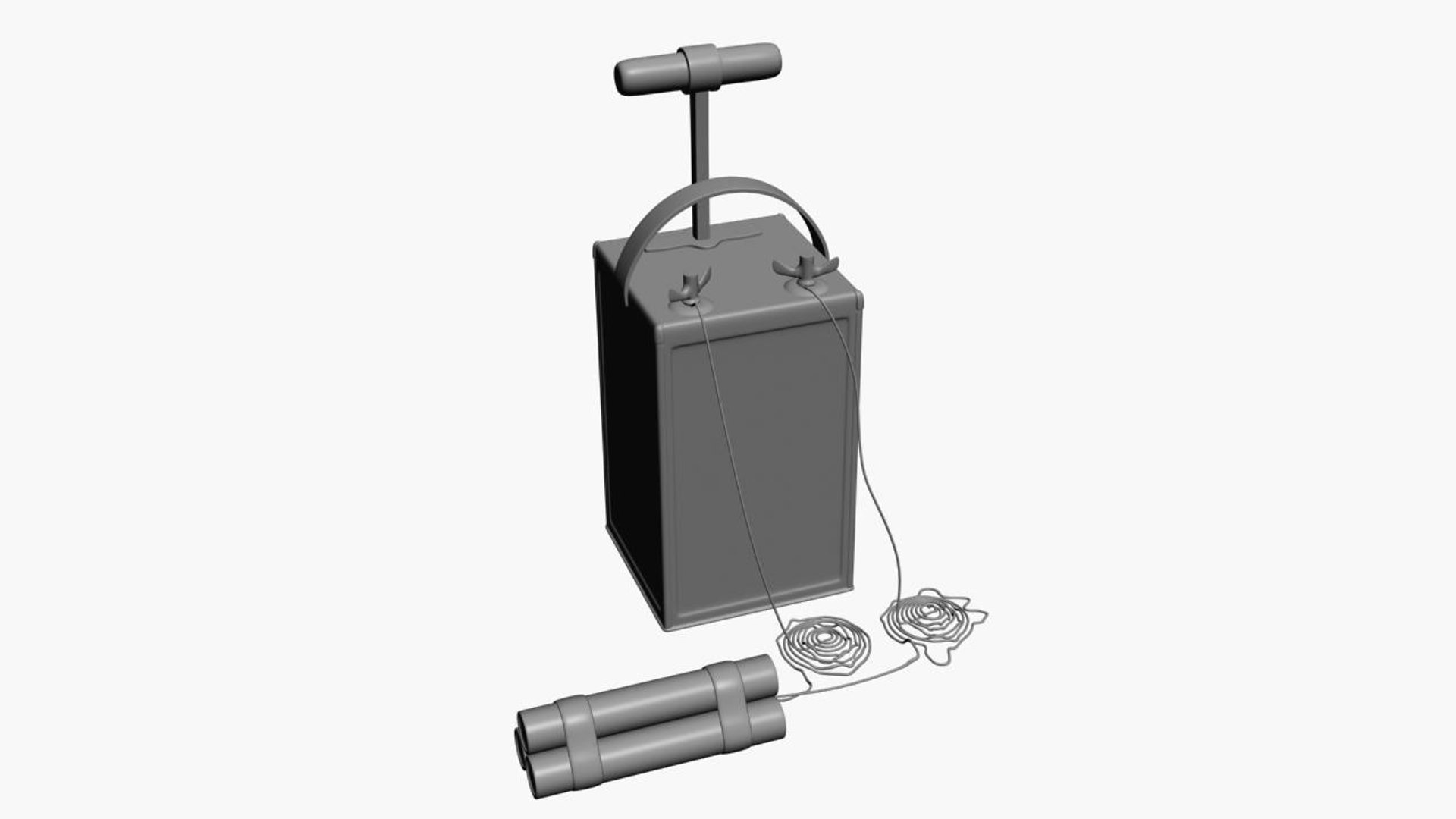 3D TNT Detonator - TurboSquid 2189402