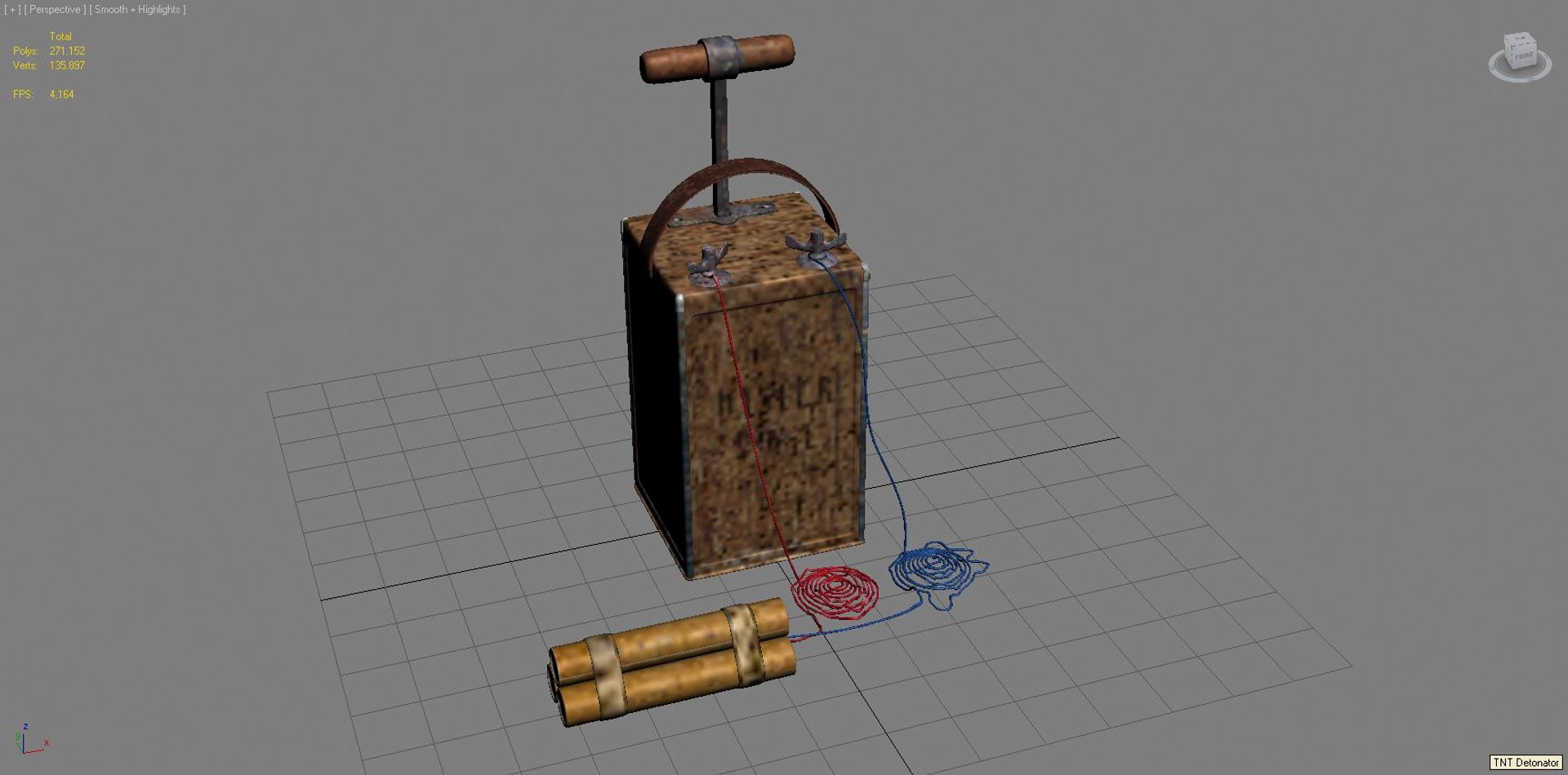 3D TNT Detonator - TurboSquid 2189402