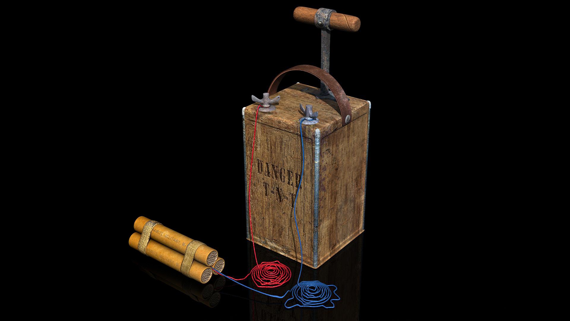 3D TNT Detonator - TurboSquid 2189402