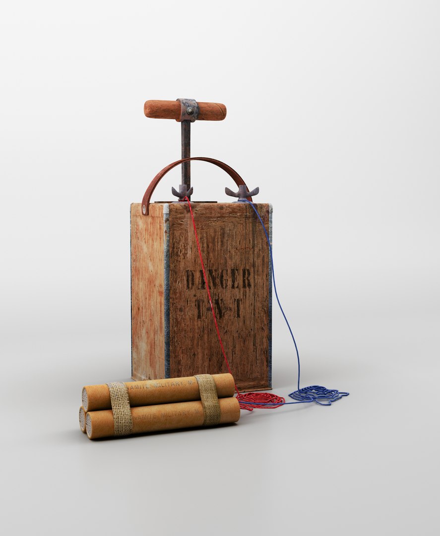 3D TNT Detonator - TurboSquid 2189402