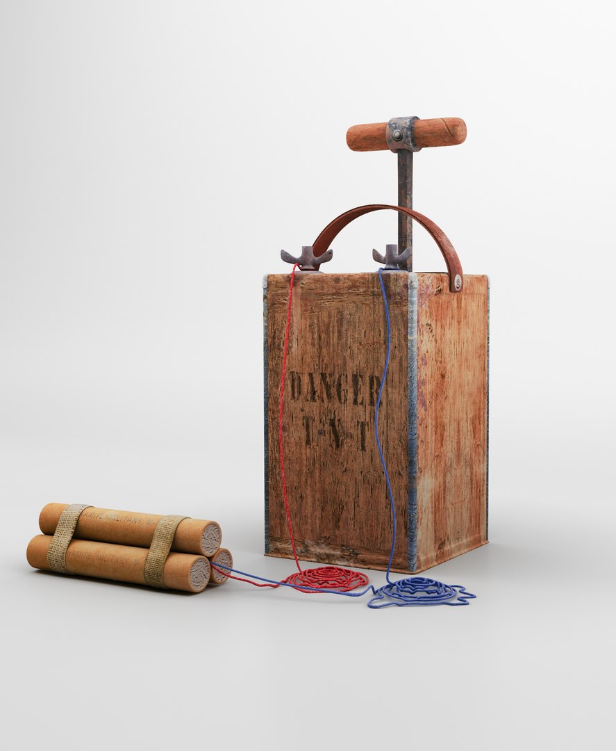3D TNT Detonator - TurboSquid 2189402