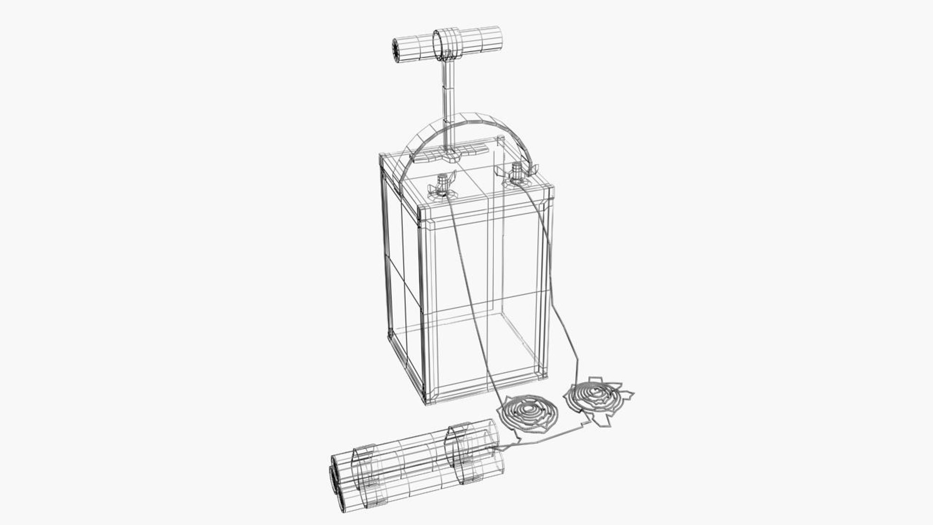3D TNT Detonator - TurboSquid 2189402
