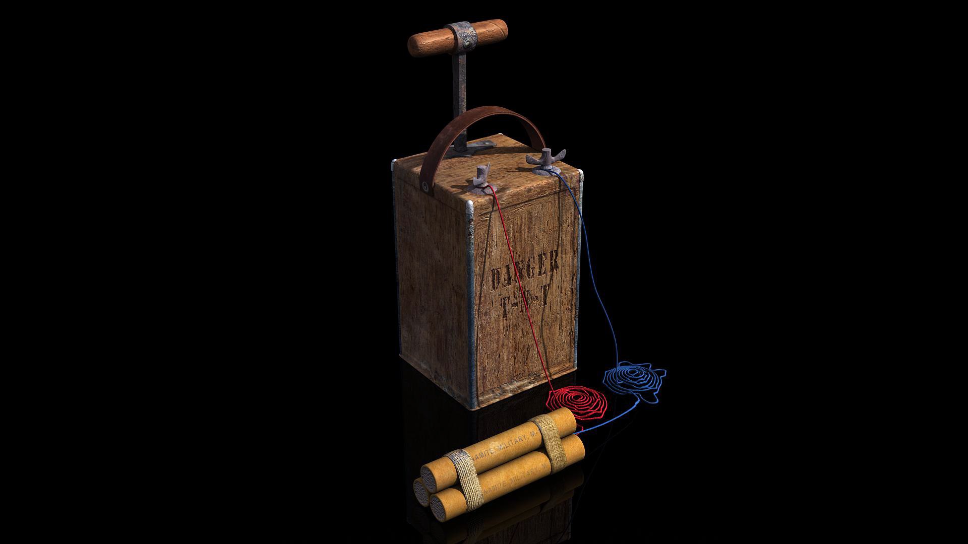 3D TNT Detonator - TurboSquid 2189402