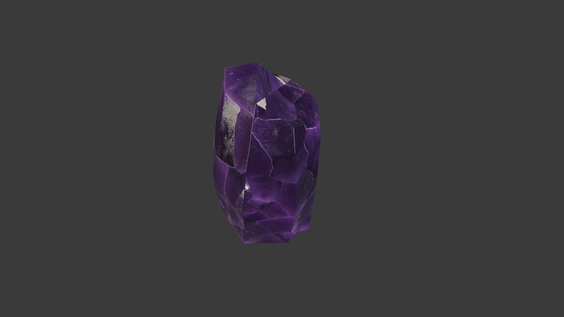 3D Model Stylized Purple Magic Crystal - TurboSquid 2146276