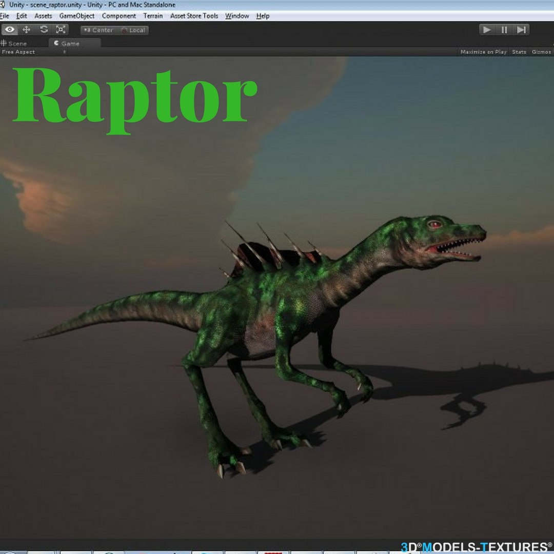 Raptor 3D Model - TurboSquid 1211946